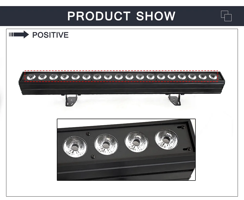 Lyre Bar Lights 18X15W Led Wall Wash Uplights Dmx Stage Light For Dj ...