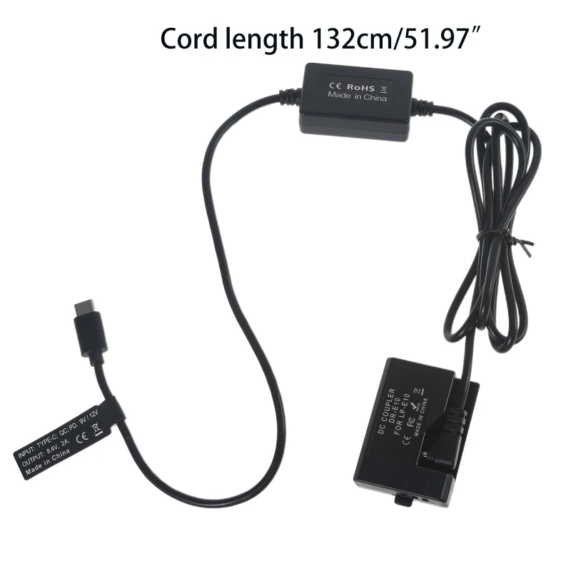 USB C AC Power Adapter Replacement Compatible with Canon Kiss X50 X70 ...