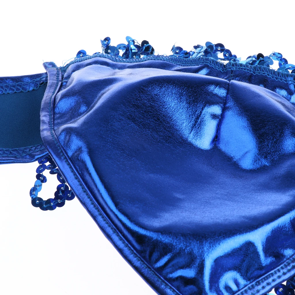 Belly Dance Costume Adjustable Halter Strap Padded Bra Halter Top ...