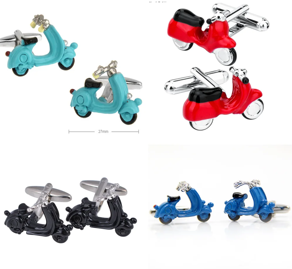 10pairs/lot Motorcycle Motor Bike Cufflinks Enamel Electric Motor Car ...