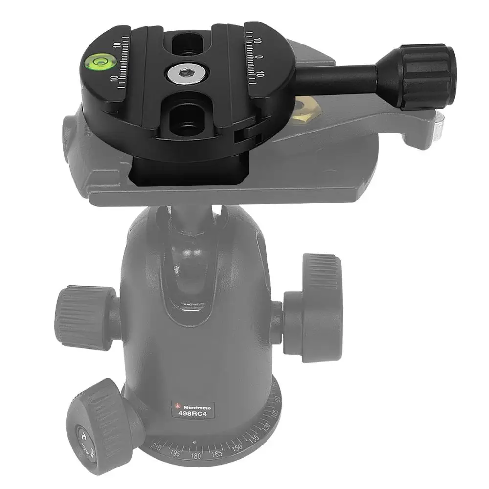 Haoge 64mm Quick Release Clamp Adapter Convertor for Manfrotto RC4 ...