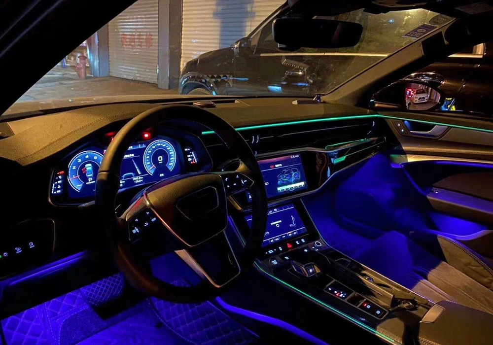Audi A6 Interior Night