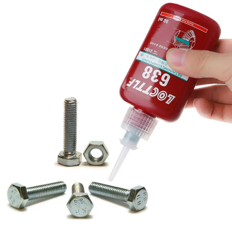 638 Retaining Compound Thread locker 50ml Adhesive Glue for Bearing ...