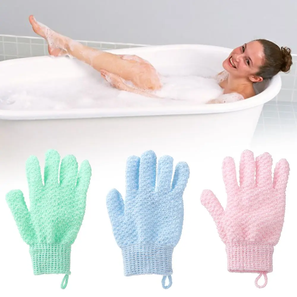Five Fingers Bath Gloves Household Shower Towel Scrub Body Wash ...