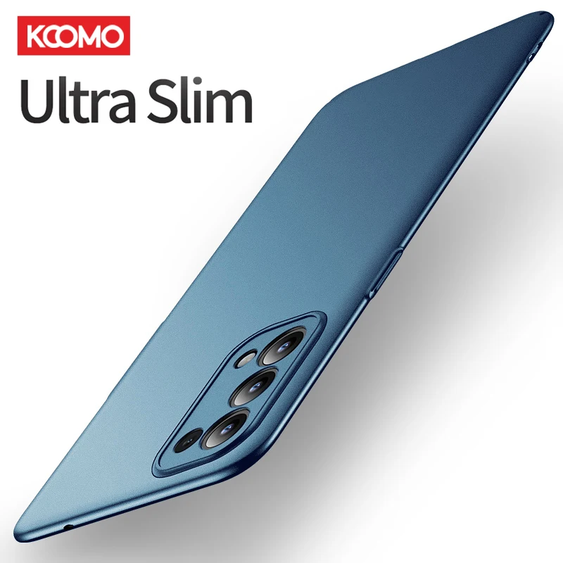 For OPPO Reno5 Pro Case Cyan Shockproof Hard PC Ultra Thin Matte Cases ...