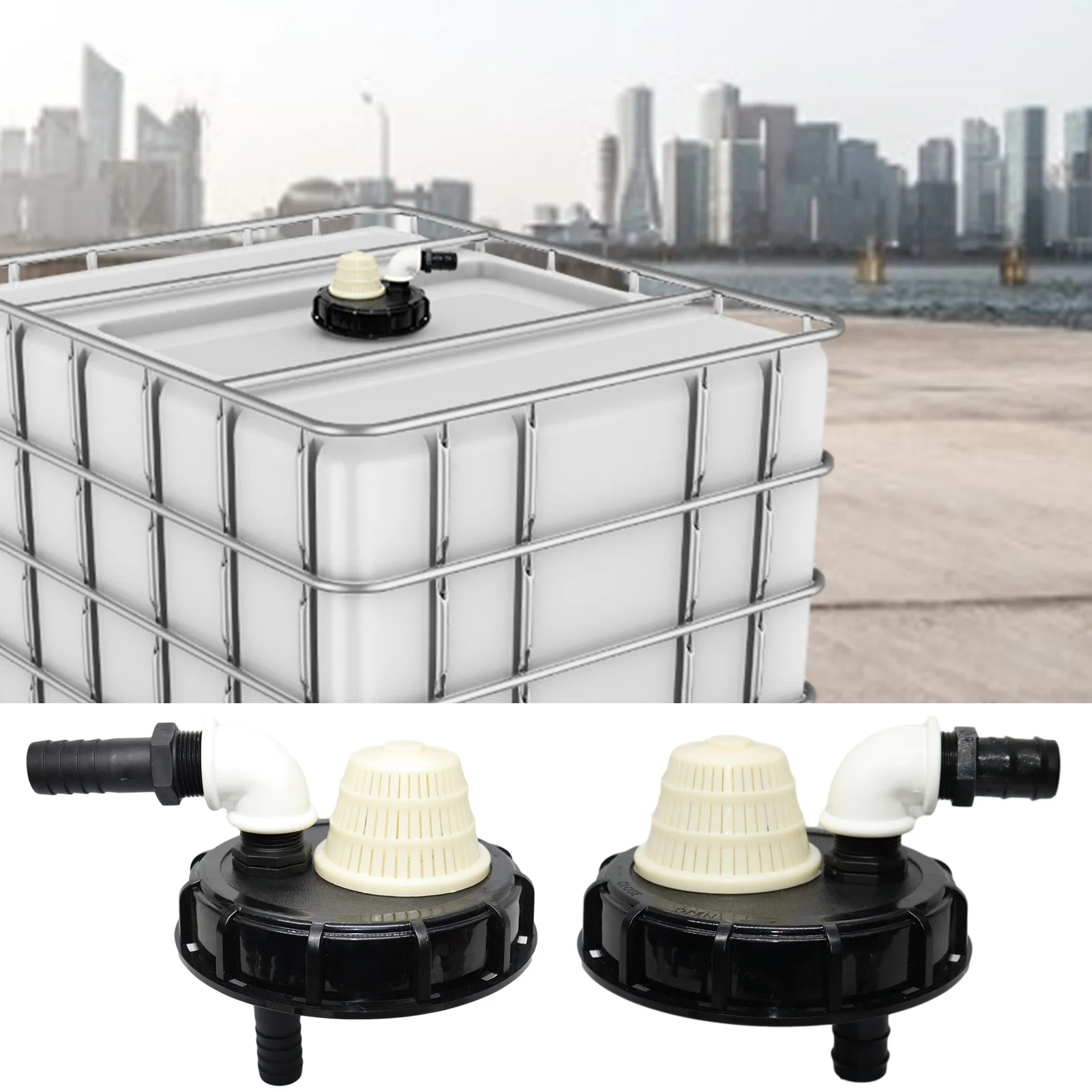General 1000L IBC Tank Water Barrel Valve Lid IBC Tank Inlet Cover ...