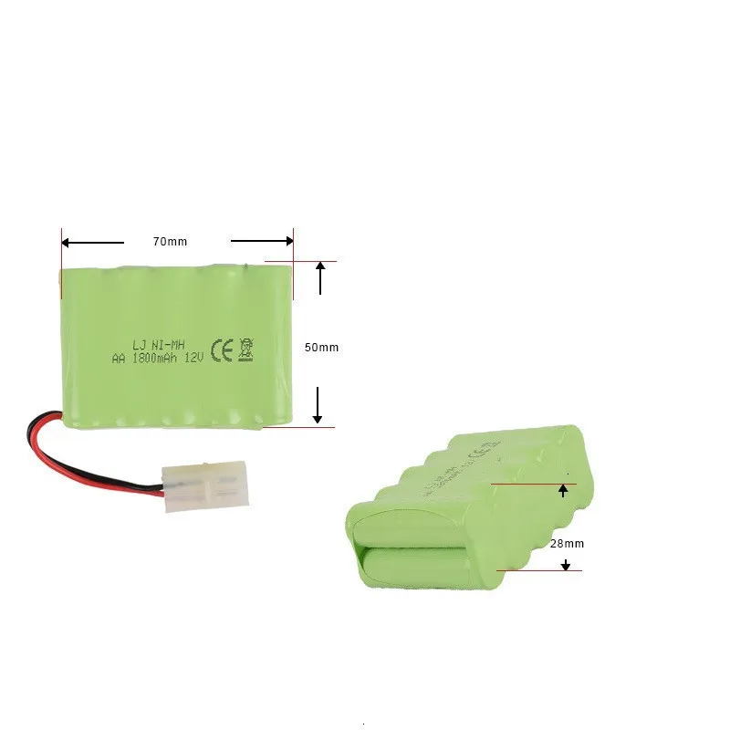 1800mah 12v Rechargeable Battery For Rc toys Cars Tanks Train RC Robots ...