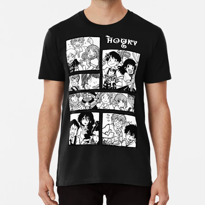Hooky Comic Page t shirt hooky comic page panels bullets webtoon witch ...