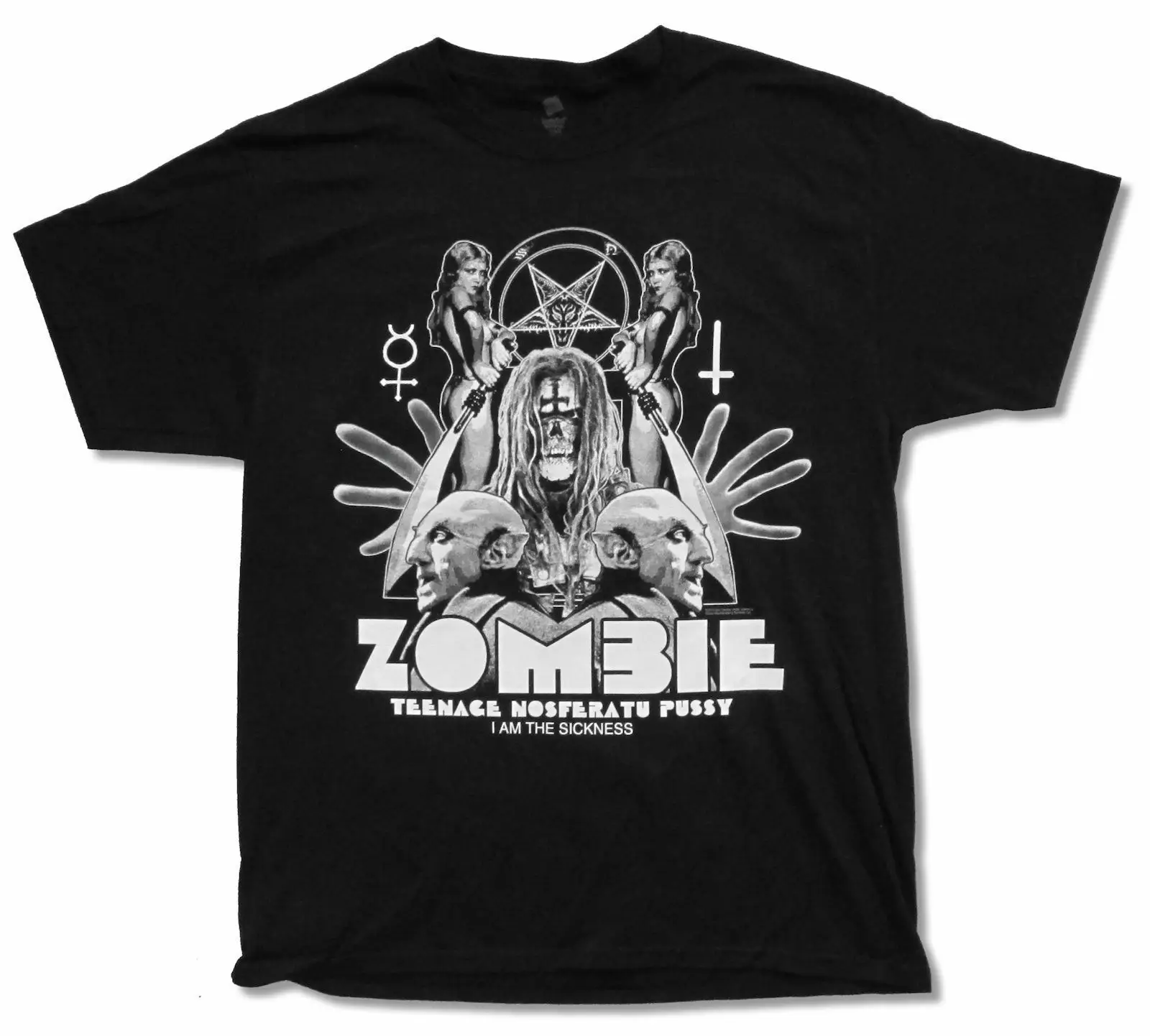 Rob Zombie Shadow Black T Shirt New Official Teenage NOSferatu Mans ...