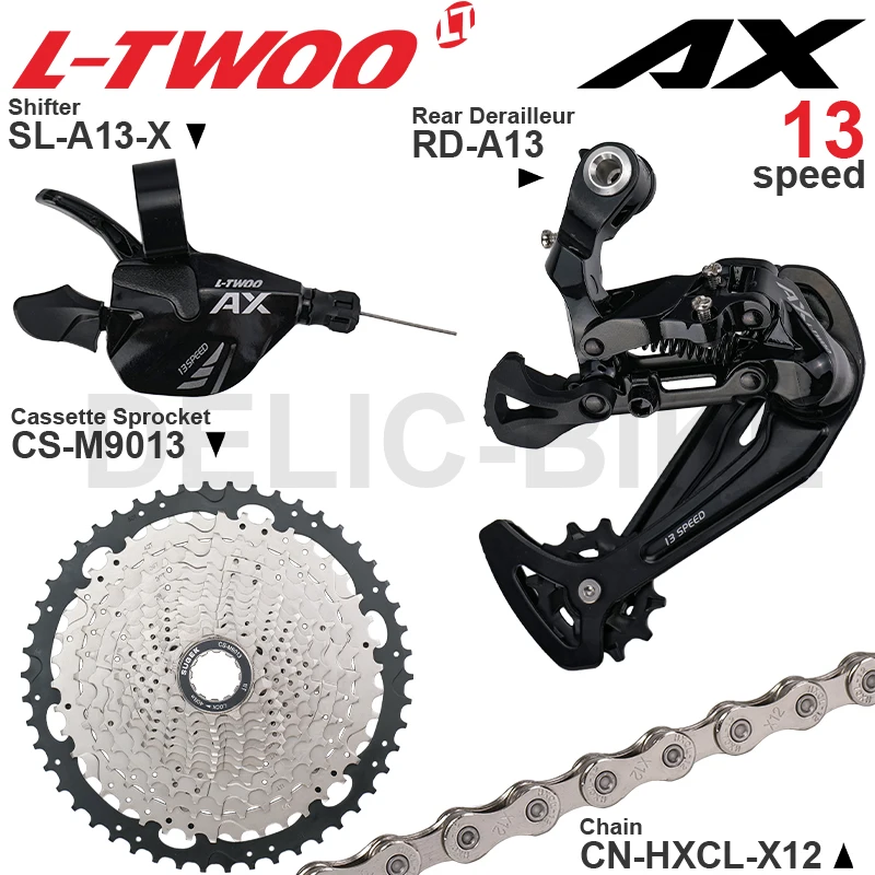 LTWOO AX 13 speed MTB Groupset include Right Shifter Rear Derailleur ...