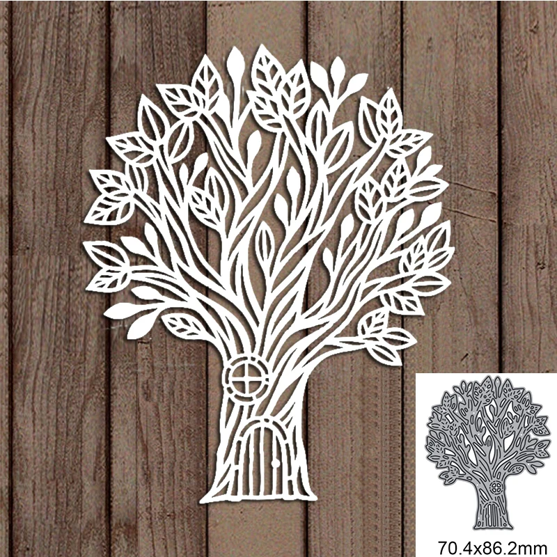 Metal Cutting Dies | Tree Die - Tree House Metal Cutting Dies Diy ...