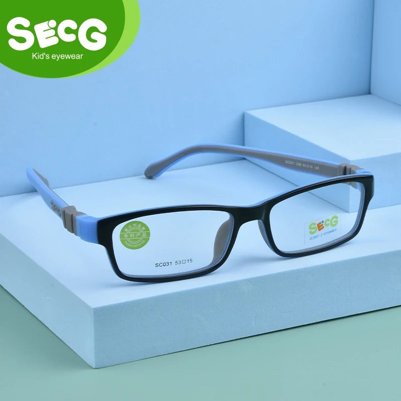 SECG Square Detachable Optiacal kids Frame Spectacle Childrne Frames ...