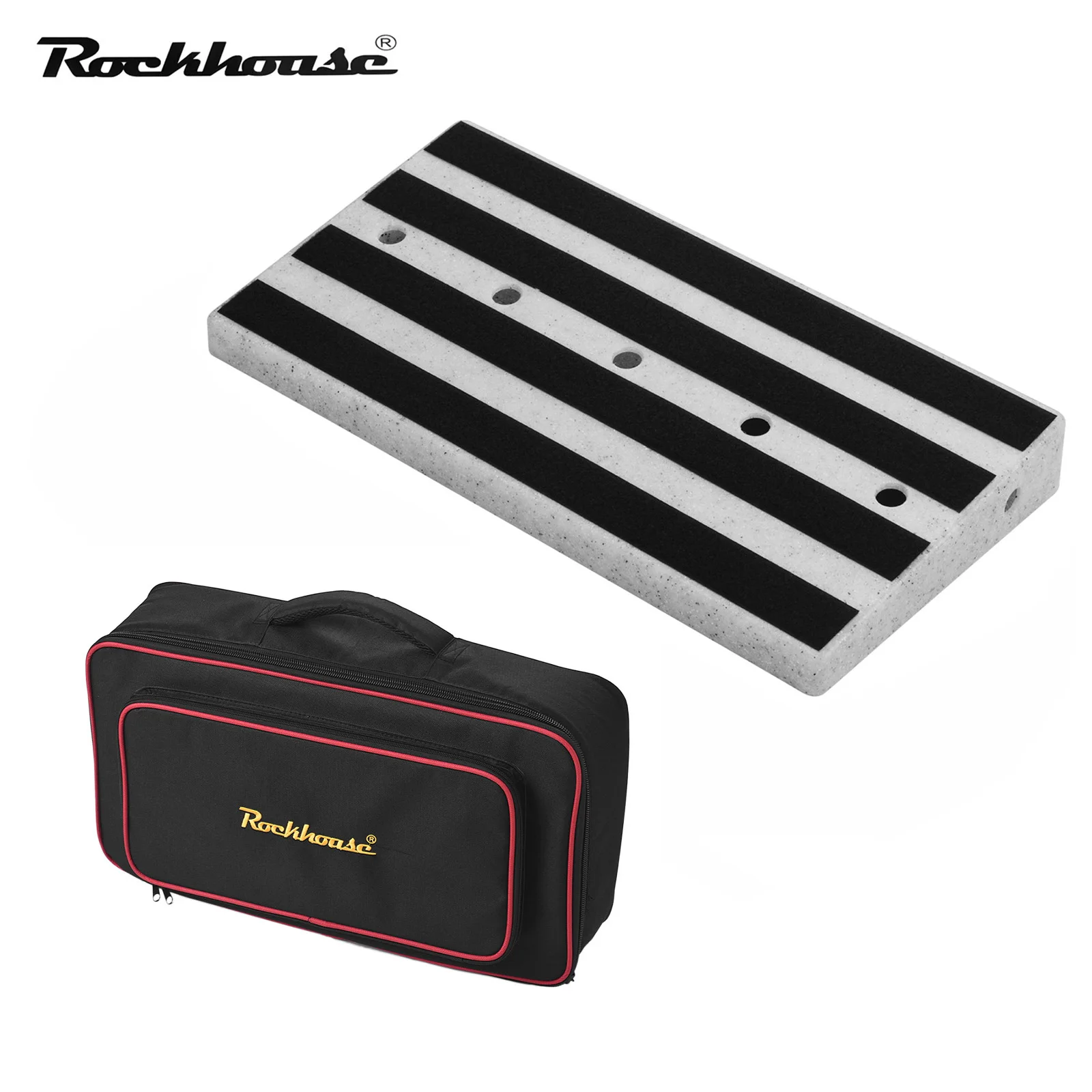 Rockhouse-RPB-2-Large-Portable-Guitar-Effect-Pedal-Board-Lightweight ...