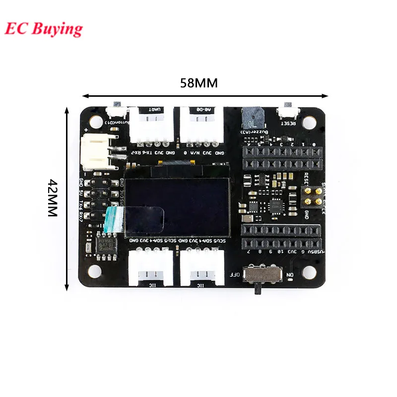 Microcontrolador Seeeduino Xiao Samd21 Samd21g18 Rp2040 Cortex Usb Hill Shield Display Oled ...