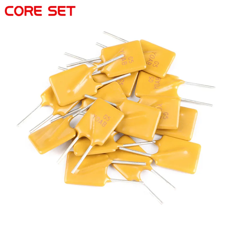10PCS 16V 5A 5000MA PPTC Resettable Fuse RGEF500 GF500 Pitch 5mm|Fuses ...