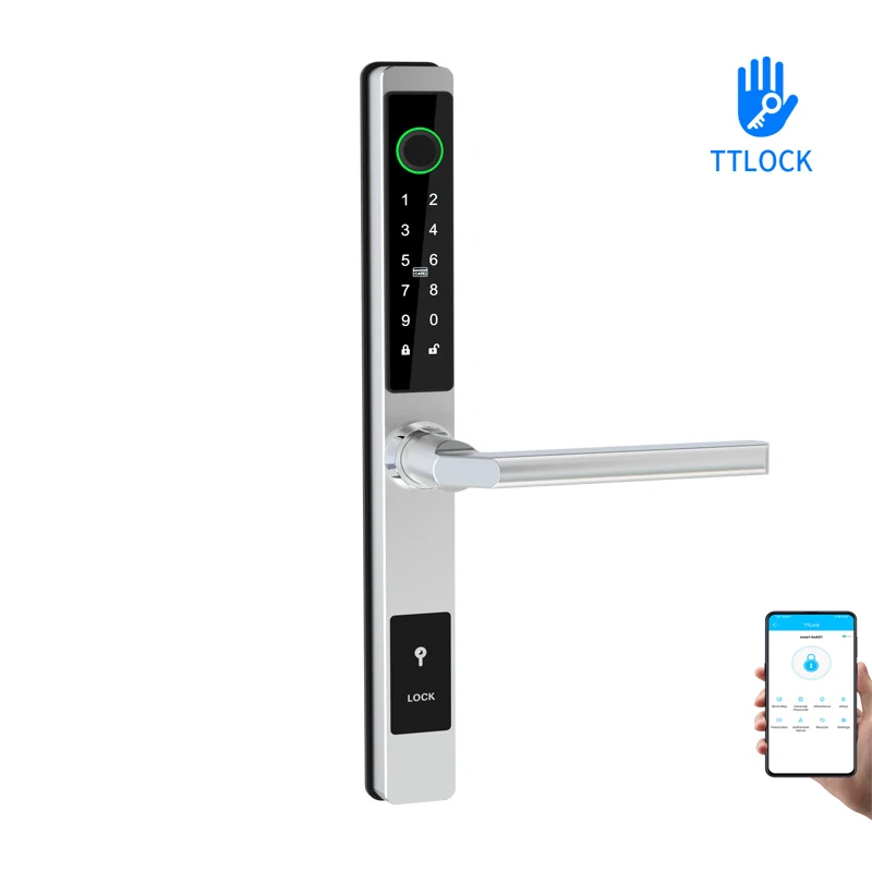 Ttlock App Waterproof Smart Fingerprint Password Lock Bridge-cut ...