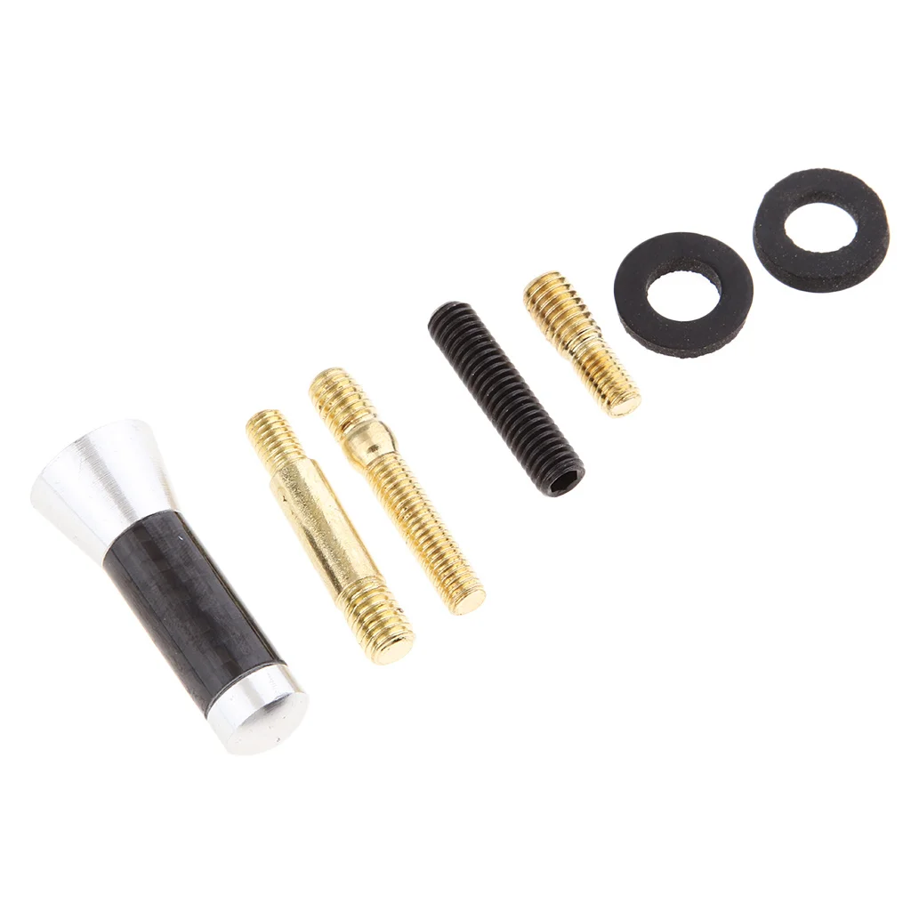 Auto Universal Real Carbon Fiber Screw Type Short Stubby Antenna ...