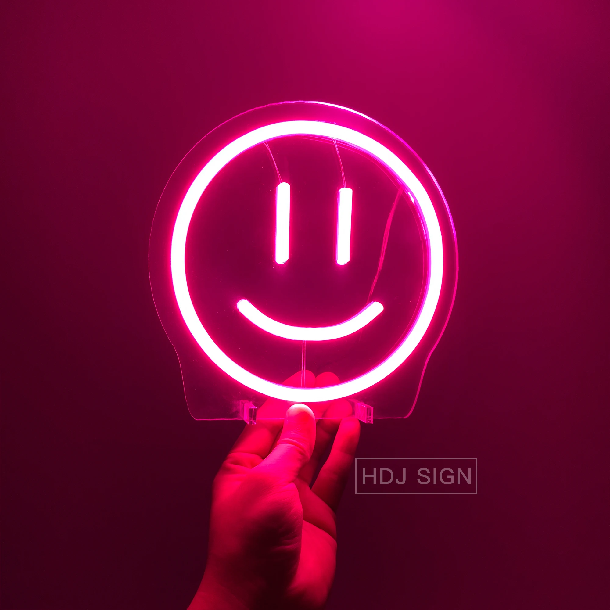 Zpl Smile Neon Sign Decor Led Light For Bar Party Bedroom Gamer Room ...
