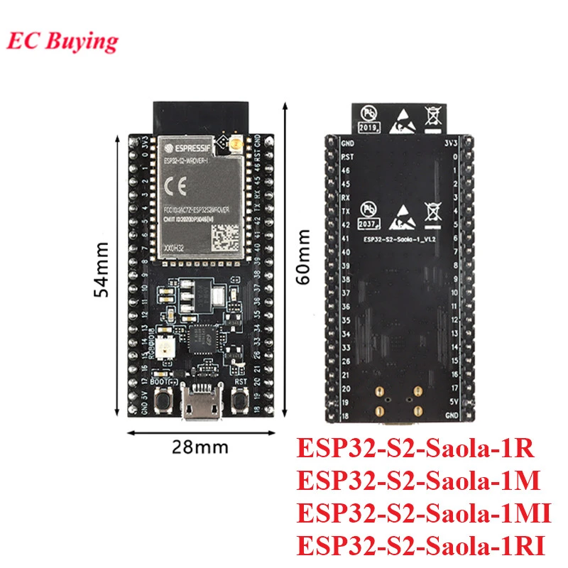 Esp32-s2 Saola Development Board Esp32-s2-saola-1r/1ri Esp32-s2-saola-1m/1mi Esp32-s2-wrover-i ...