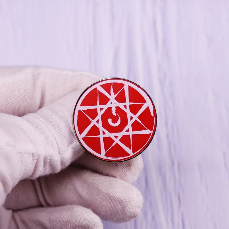 Fullmetal Alchemist Blood Rune Pin|Brooches| - AliExpress