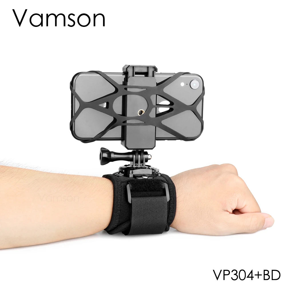 Vamson for GoPro Hero 10 9 8 7 Camera Accessories 360 Degree Rotation ...