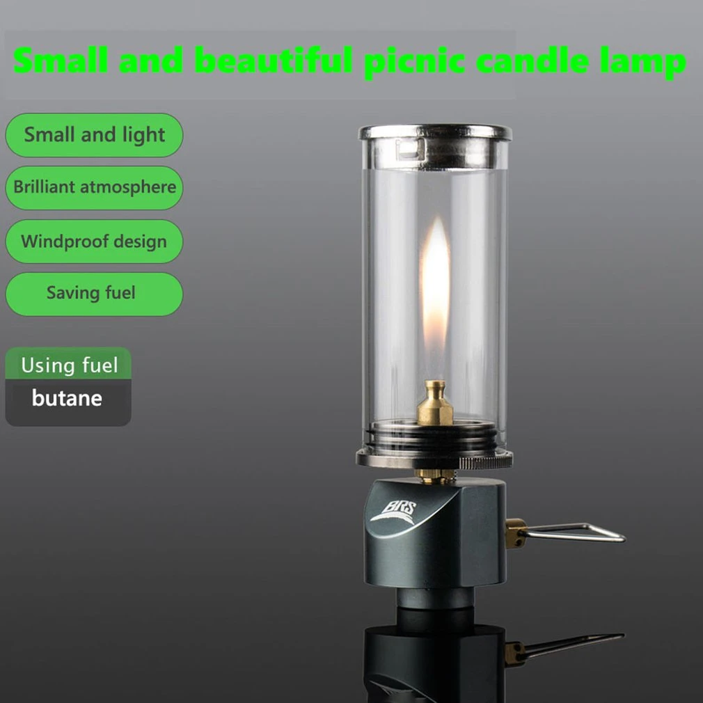 Hot Newest Mini Windproof Candle Lamp Dreamlike Candlelight Lamp Gas ...