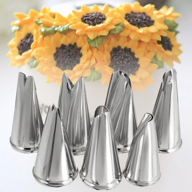 Leaf Decorating Tips Icing Piping Nozzles | Baking Pastry Nozzles Set ...