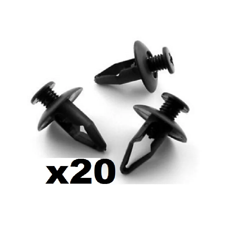 20x-For-Mazda-Fender-Wheel-Arch-Lining-Splashguard-Scrivets-Plastic ...