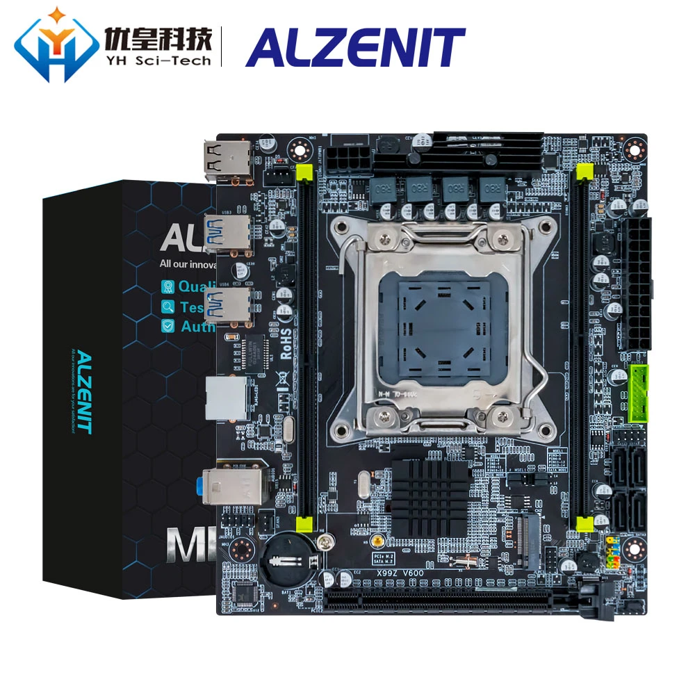 ALZENIT X99I-CE5 Intel C612 X99 Motherboard LGA 2011-3 Xeon E5 RECC REG ...
