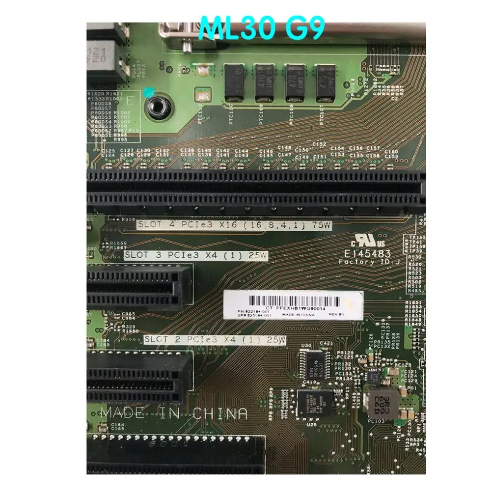 822184-001 Placa base HP ML30 G9 825094-001 822185-001 La placa base ...
