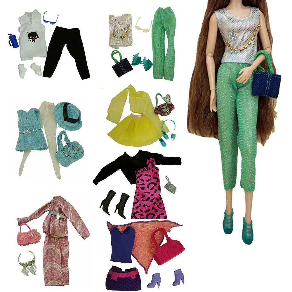 Doll-Clothes-Suit-Decorative-Collocation-Dress-Daily-Wear-Skirt-Party ...
