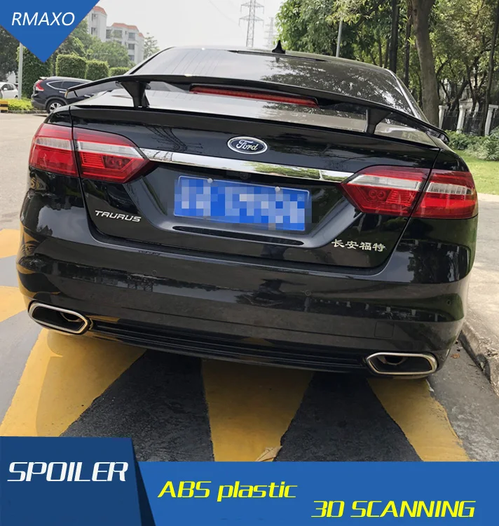 For Taurus Spoiler 2012 2019 Ford Taurus Spoiler ABS Material Car Rear ...