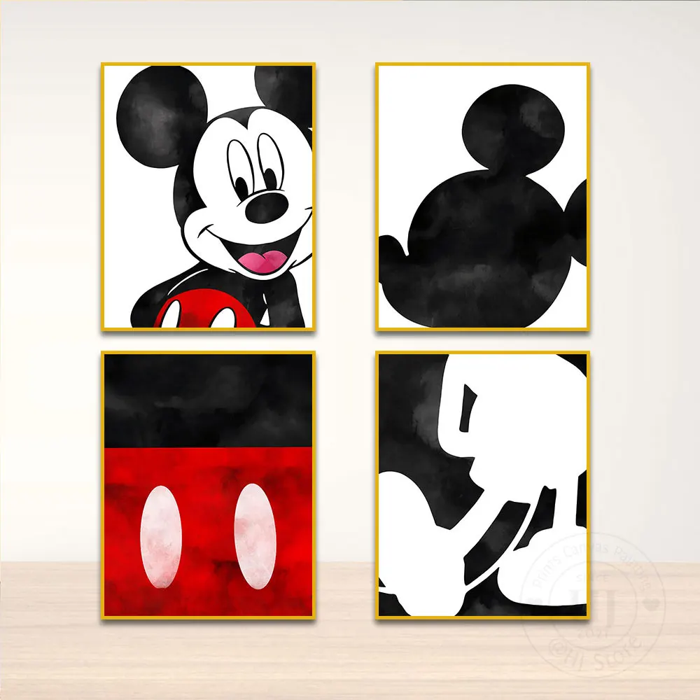 Mickey Mouse Canvas Painting