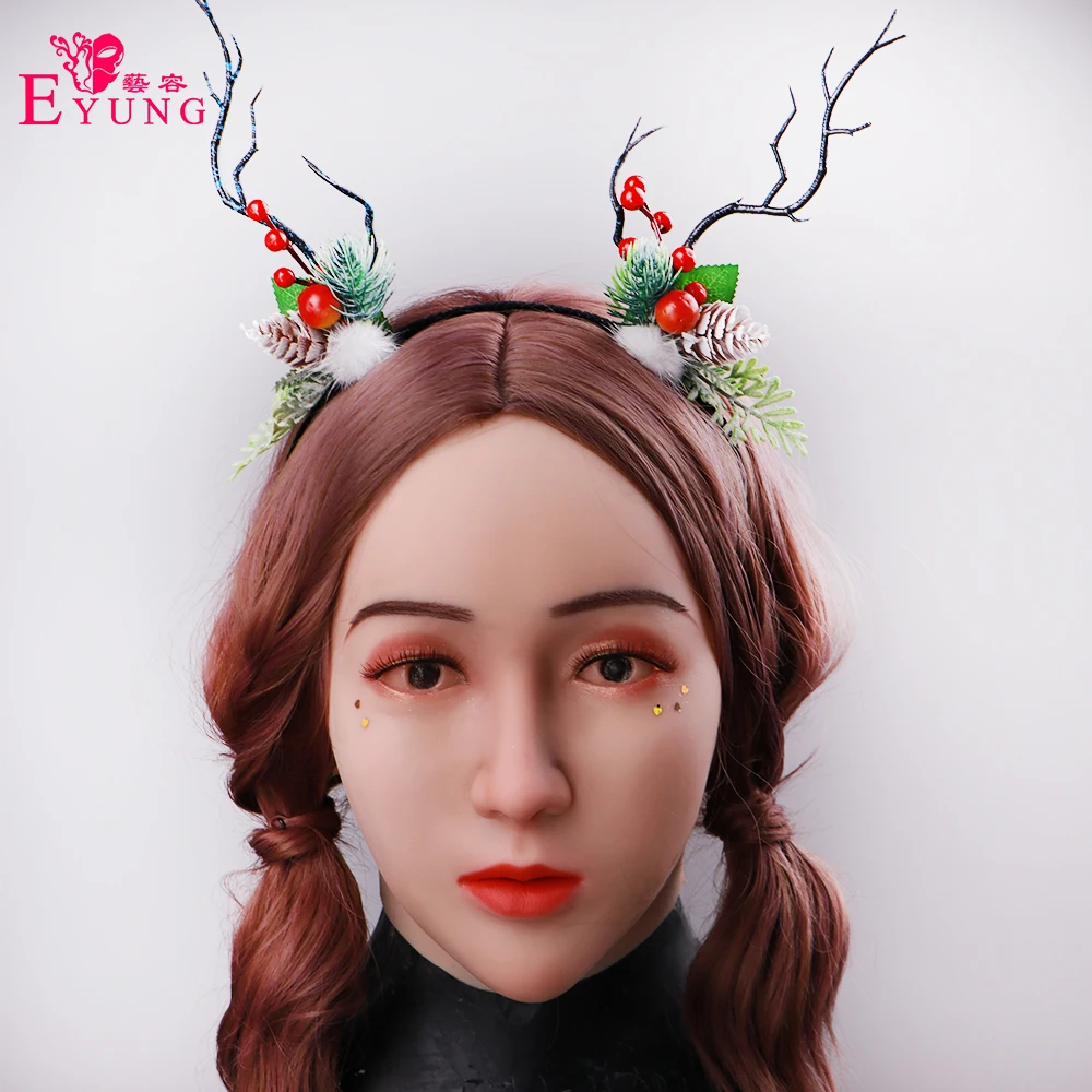 2020 Silicone Head Mask Fake Face Mask Handmade For Cosplay Cossdresser ...