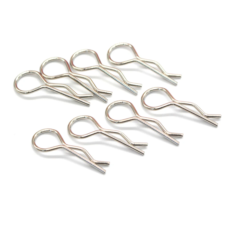 8pcs Stainless Steel Bend Body Clips For Redcat Racing HPI Himoto HSP ...