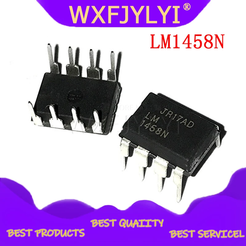 5 unids/lote LM1458N LM1458 DIP 8|Circuitos integrados| - AliExpress