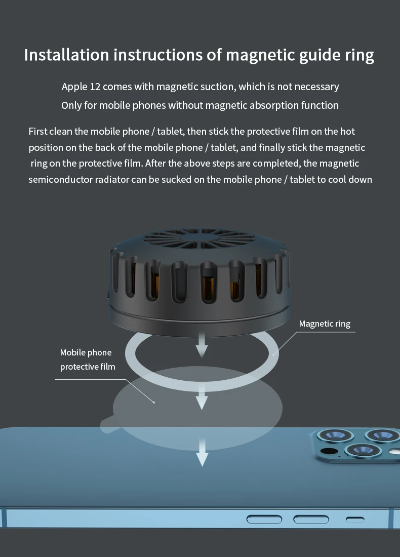 15' Magsafe Cooler Charger with RGB Colorful Light | Freezy World ...