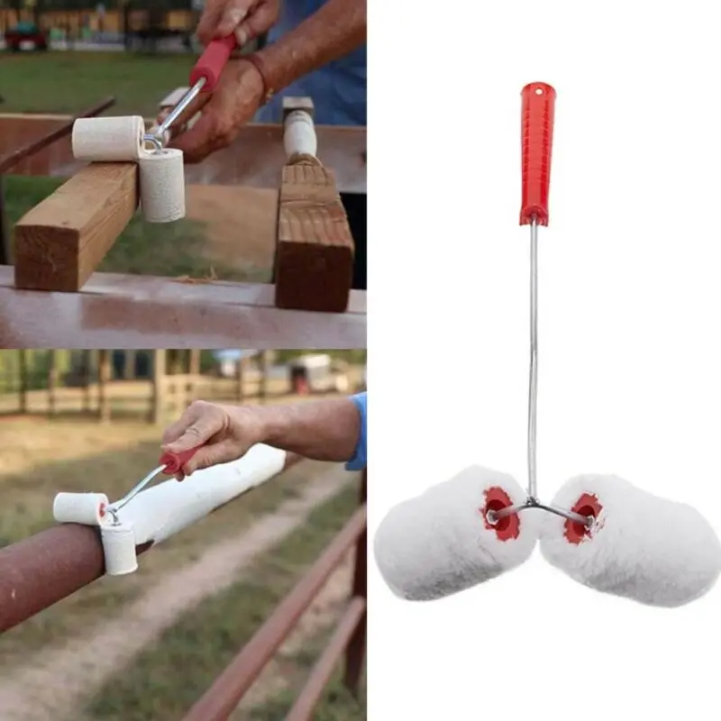 Double Paint Roller Painted Brusher Railings Corner Painting Tool ...