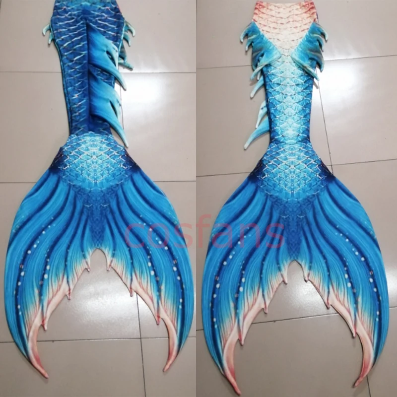 Cauda de sereia grande personalizada, maiô para adultos e crianças ...