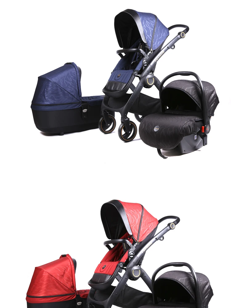 luxmom новая коляска 2-в-1 3-в-1 детское автокресло Детские коляски для ...