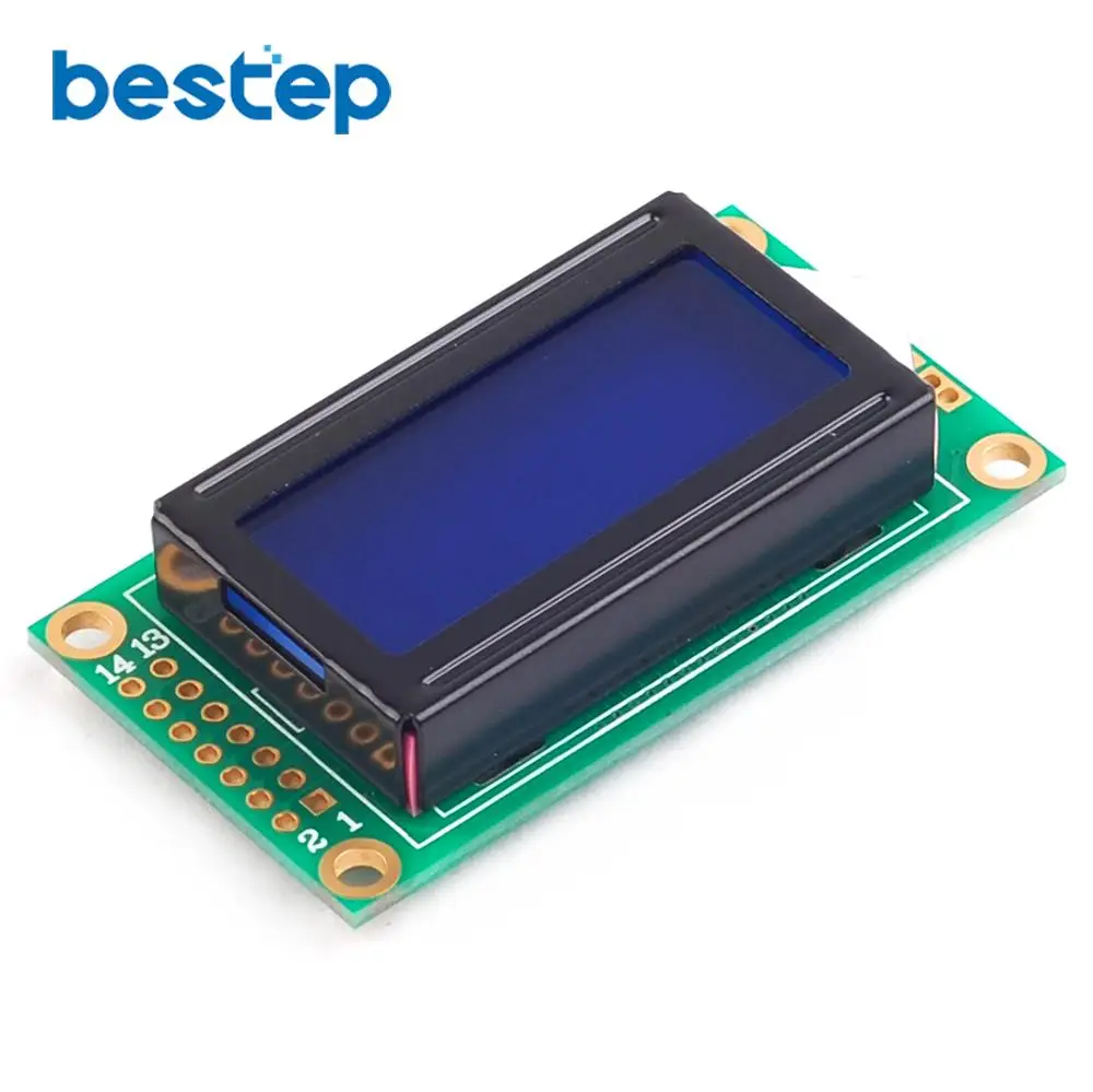 0802 Lcd 8x2 Character Lcd Display Module 5v Lcm Blue Backlight For ...