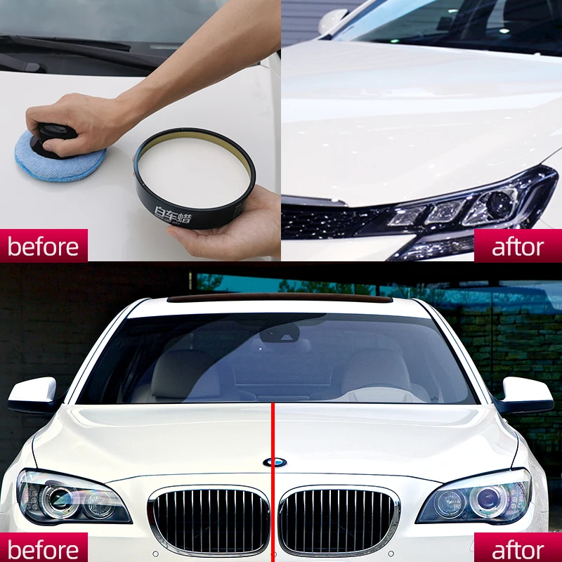 Waxing Before And After Car