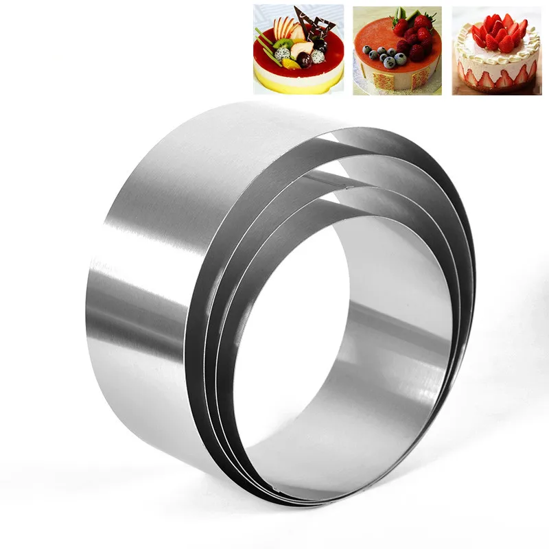 Large Size Stainless Steel Circle Pastry And Pastry Accessories Cake ...