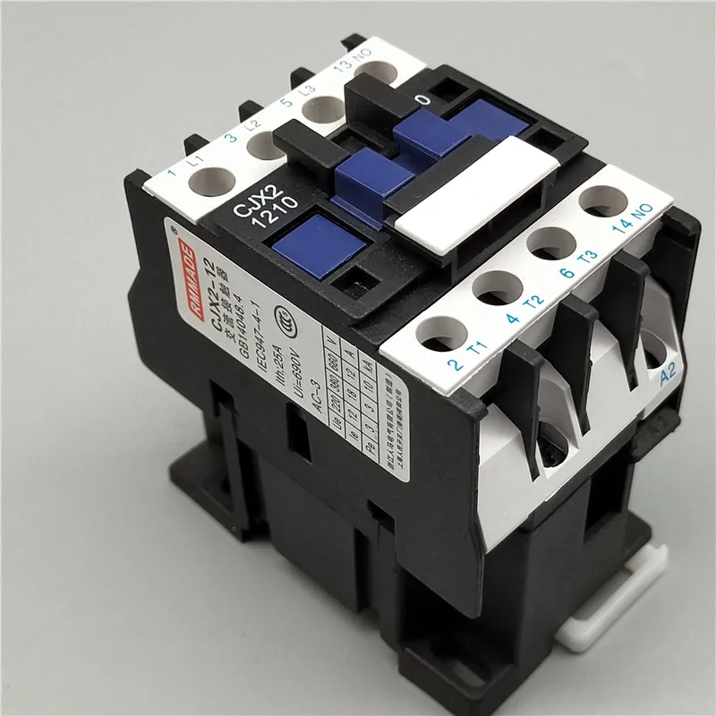 Motor trifásico relé de Contactor magnético 12A 3 P 3 polos 1NO AC 24V ...