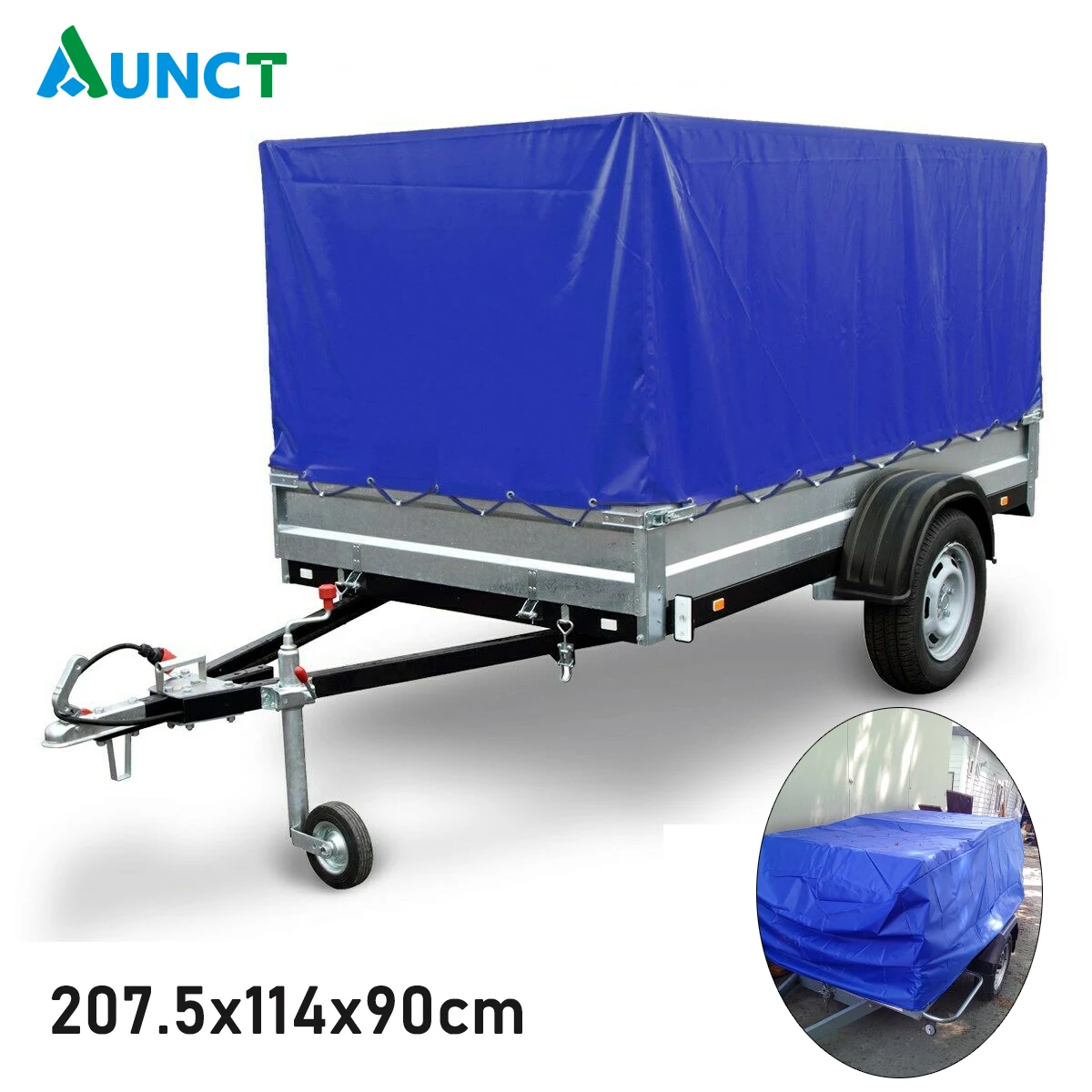 Foldable-Waterproof-Car-Trailer-Cover-Outdoor-Camping-Rooftop-Protector ...
