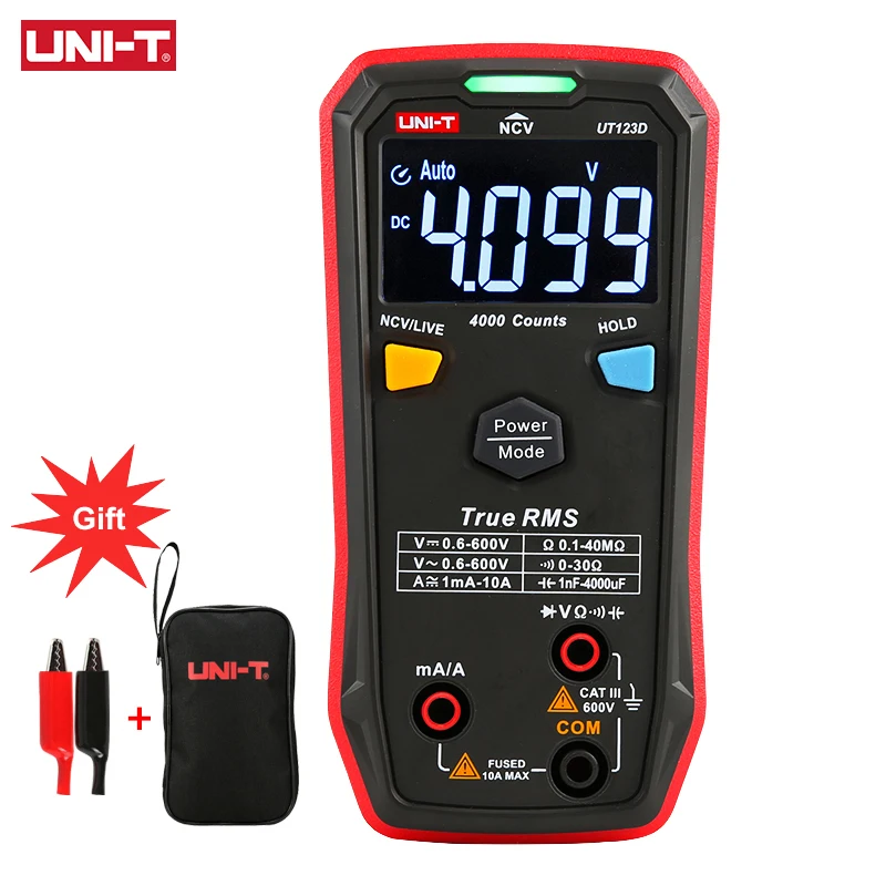 UNI-T-Digital-Smart-Multimeter-UT123D-True-RMS-EBTN-Display-DC-AC ...