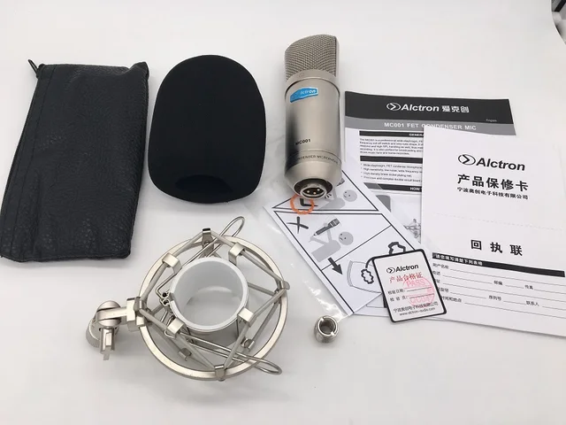 Original Alctron MC001 condenser microphone pro recording studio ...