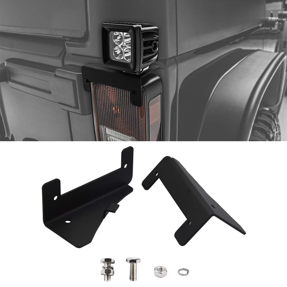 Led Mount Rear Backup Tail Light Mounting Brackets For Led Work/pod ...