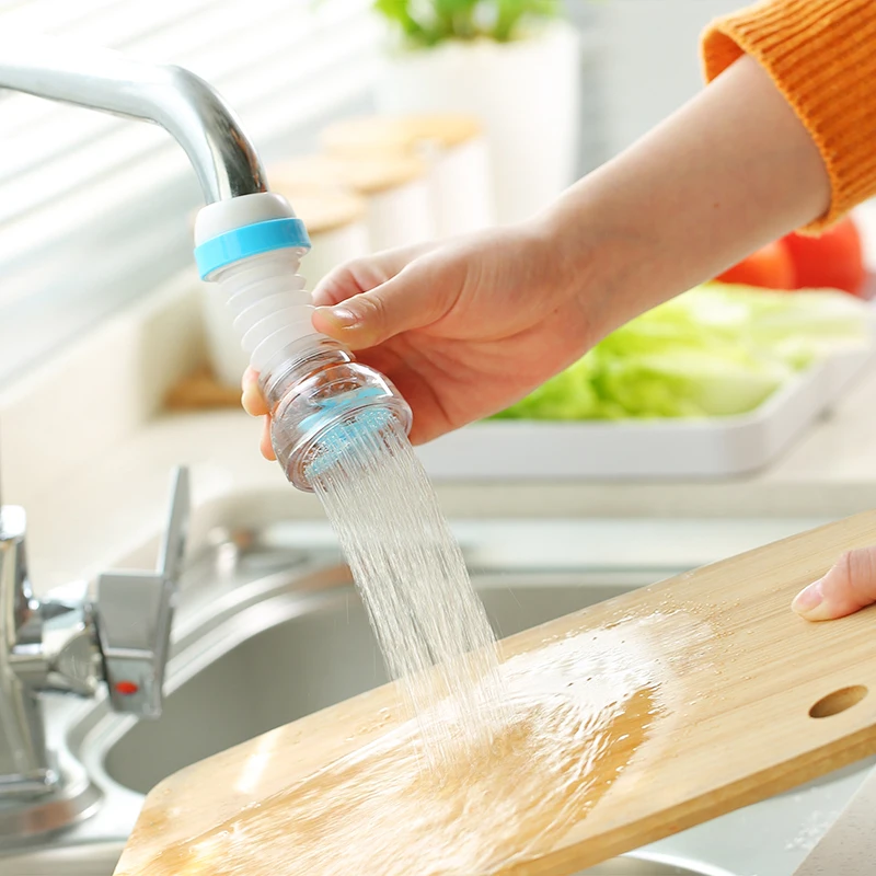 360 Degree Rotating Kitchen Faucet Tubs Bathroom Water Saving Tool Sink ...