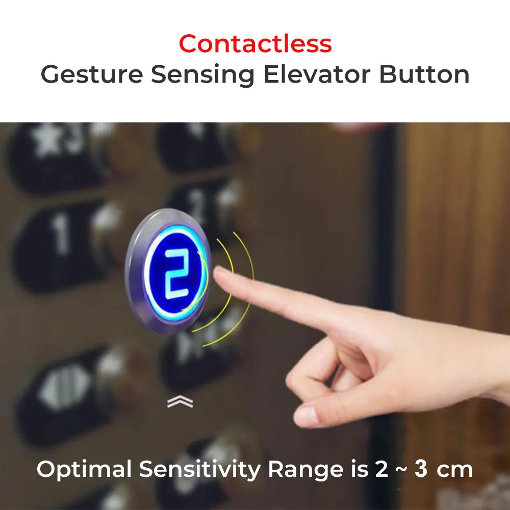 Touchless-Sensor-Elevator-Lift-Push-Button-Diameter-32mm-Waterproof ...